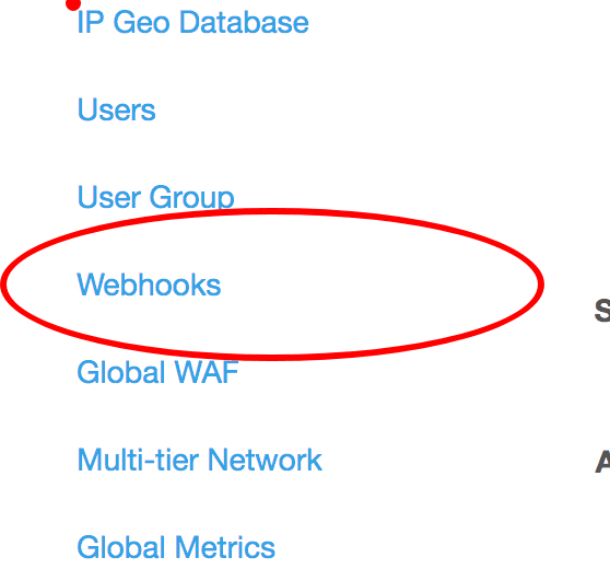 Global Webhooks Configuration | OpenResty Inc. Documentation